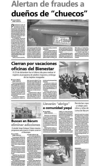 Diario del Yaqui Edición Impresa