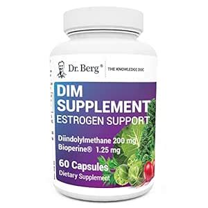 Buy Dr Berg Nutritionals Dim Supplement Estrogen Support For Women Mood Skin Energy