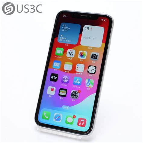 【us3c 台南店】【一元起標】台灣公司貨 Apple Iphone Xr 128g 61吋 白色 搭配liquid Retina顯示器 二