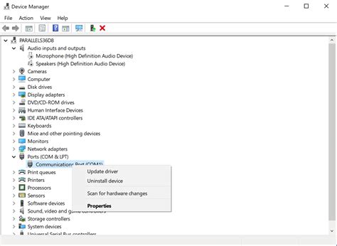 Kb Parallels Adding Usb Devices Through Com Port To Virtual Machine