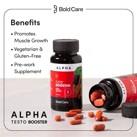 Buy Bold Care Alpha Natural Testo Booster Tablets Online At Best Price