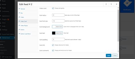 Feeds Documentation For TikTok Feed QuadLayers