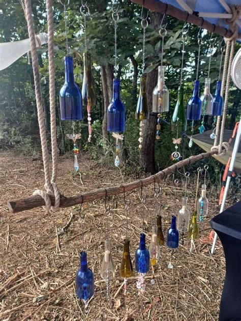 An Inexpensive Wind Chime From A Wine Bottle Artofit