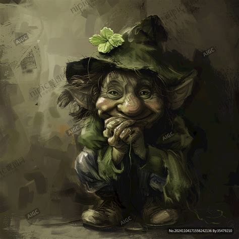 Ai创作图小精灵插画 绿精灵 小绿叶男精灵 卡通精灵头像 插画老头 卡通小精灵 鼠绘插画老人 魔法师插画 洋人侏儒 童话老人 写实人物插画 小矮人 模型小矮人 三个小矮人 地精nipic