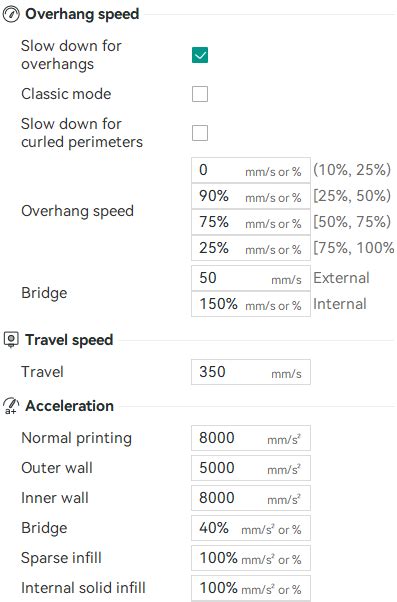 Help With Orca Slicer Speeds R Orcaslicer