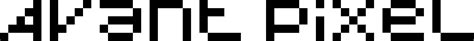Avant Pixel Regular Font