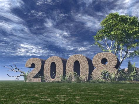 Year 2008 Stock Illustration Illustration Of Year Gras 2451016