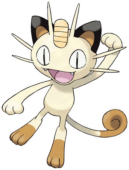 Meowth Official Artwork Gallery Pokémon Database