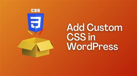 How To Add Custom Css In Wordpress Garimashares