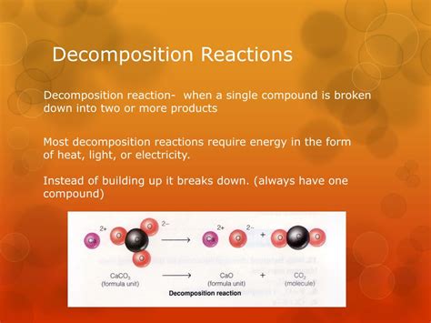 Ppt Decomposition Reactions Powerpoint Presentation Free Download
