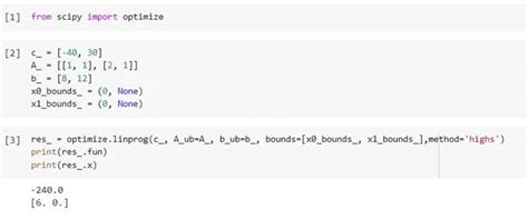 Use Python SciPy Linprog For Linear Programming Optimization