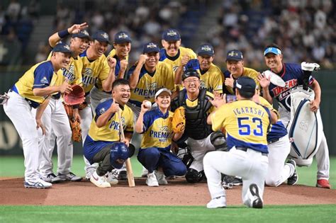 サントリードリームマッチ2023 始球式に宮里藍さん登場野球デイリースポーツ Online