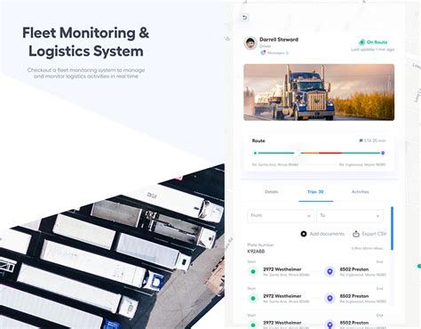 Fleet Monitoring System On Behance