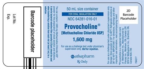 Provocholine Fda Prescribing Information Side Effects And Uses