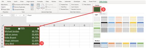 5 Ways To Change Table Style In Microsoft Excel How To Excel