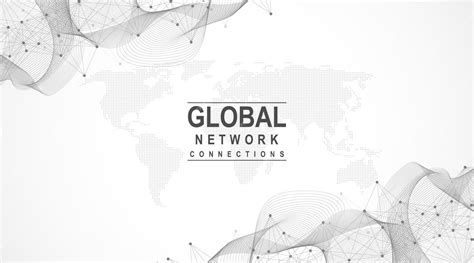 Premium Vector Global Network Connection Concept Big Data