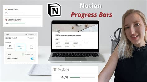 How To Use The New Progress Bars In Notion Practical Uses Youtube
