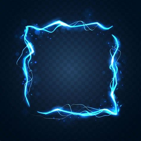 Abstract Sci Fi Thunder Lightning Background