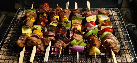 Lamb Skewers Smoke Fire And Food