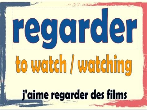 French Verbs For Display Teaching Resources