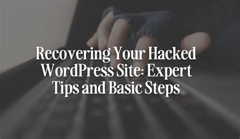 Recovering Your Hacked Wordpress Site