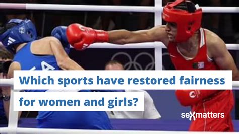 Sports Policies For Competition Sex Matters