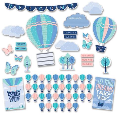 Creative Teaching Press Calm And Cool Soaring High Bulletin Board Set