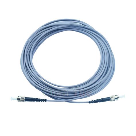 Used 100m Armored Fiber Patch Cord Simplex Mm St St Upc Om1 Ftth