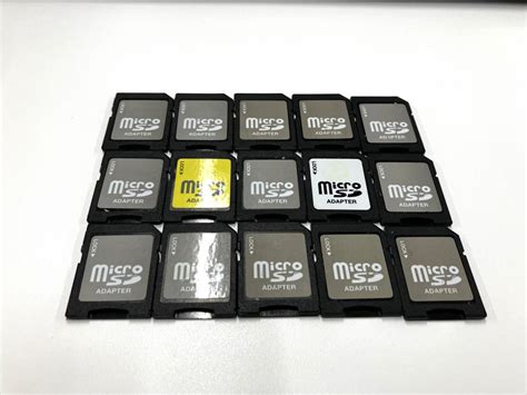 Yahooオークション マイクロsdカードアダプタ 15個セット【リサイク