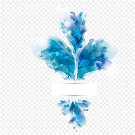 对称蓝花PNG图片素材下载 图片编号9625475 PNG素材网