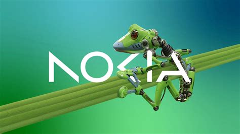 Nokia Wallpaper 4K Logo Green Background