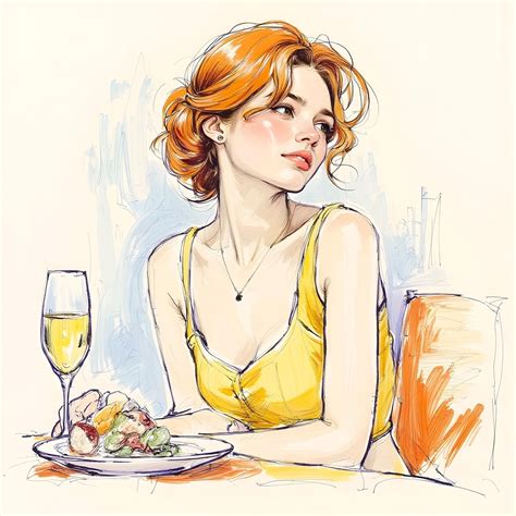 Download Ai Generated Woman Eat Royalty Free Stock Illustration