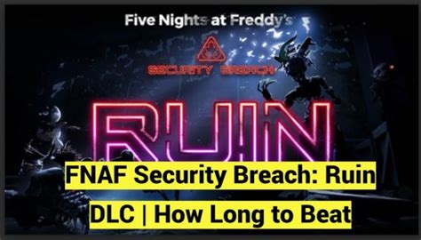 Fnaf Security Breach Ruin Dlc All Characters