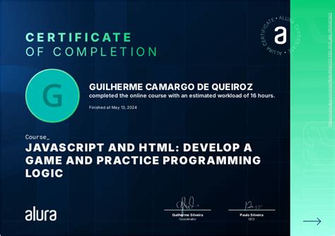 Course Javascript And Html Programming Logic Guilherme Queiroz