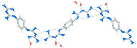 View Of The Crstal Structure Of Neutral Bis Biguanide 2 Grown From