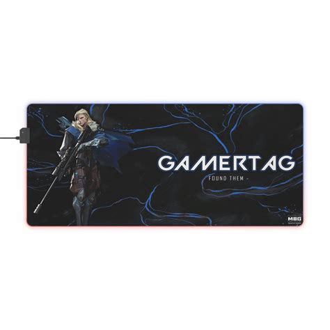 Custom Sova Rgb Led Mouse Pad Desk Mat Custom Name Gamertag Valorant Usb Mouse Pad Etsy