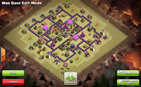 Hell Land Excellent Anti 3 Star Base For Town Hall 8 Clash Of Clans