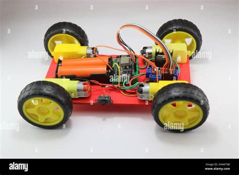 programmable robotic car with four wheel drive and wireless control
