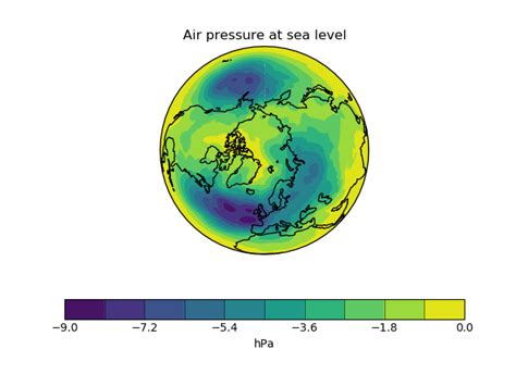 Some Contourf Levels Not Drawn In Orthographic Projection Are Drawn By