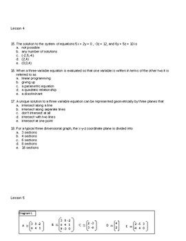 Solving Systems And Polynomials Unit Test By George Limes TpT