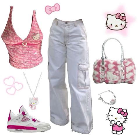 Pin By Cynflows On Fashion Hello Kitty Clothes Cute Outfits Kitty