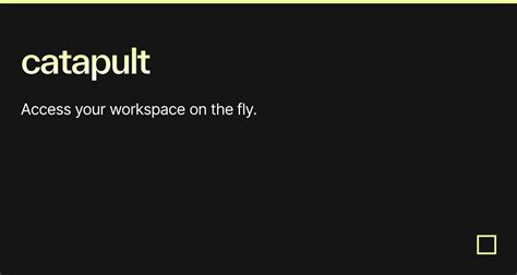 Catapult Codesandbox
