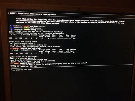 Script Archlinux Ultimate Install Script Page 11 Programming