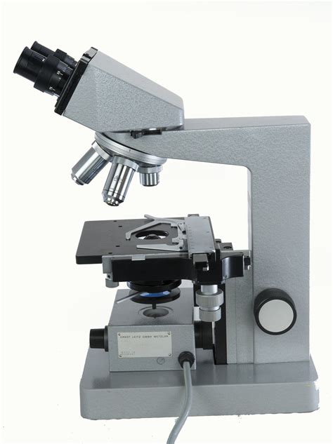 Leitz Hm Lux Binocular Microscope Microscope Central