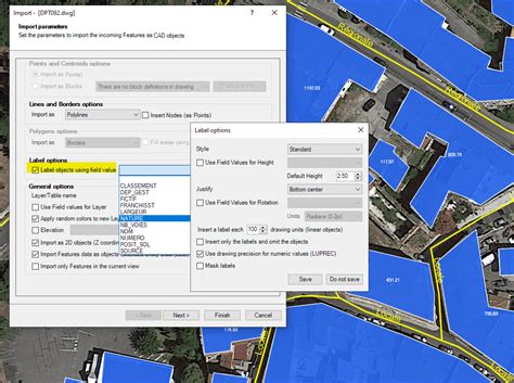 Import Spatial Data Into AutoCAD Elevation And Thickness From Field Values