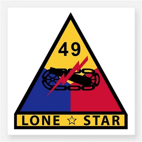 United States Army 49th Armored Division Lone Star City Of Grove