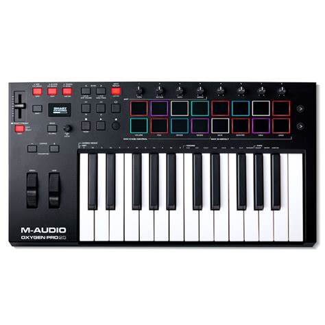 M Audio Oxygen Pro Key USB MIDI Keyboard Controller With Beat Pads MIDI Assignable Knobs