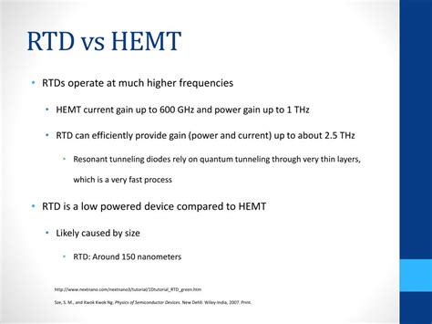Ppt Resonant Tunneling Diodes Powerpoint Presentation Free Download Id2082904