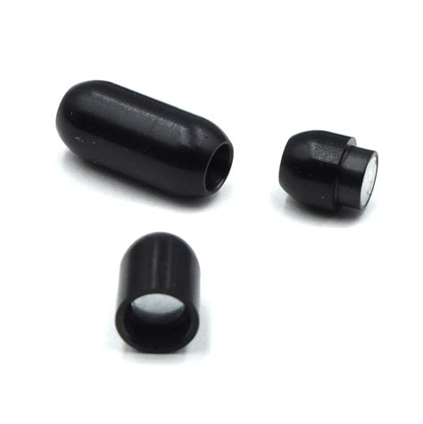 Smooth Barrel Clasp 5mm Black