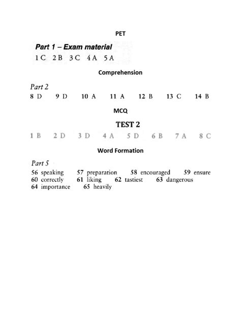 Block 2 Test 2 Answer Key Pdf